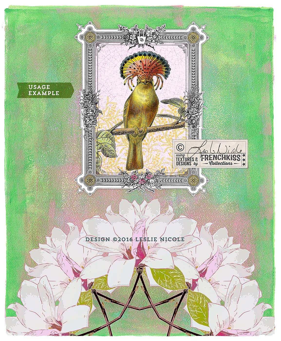 Vintage French Clip Art Birds
